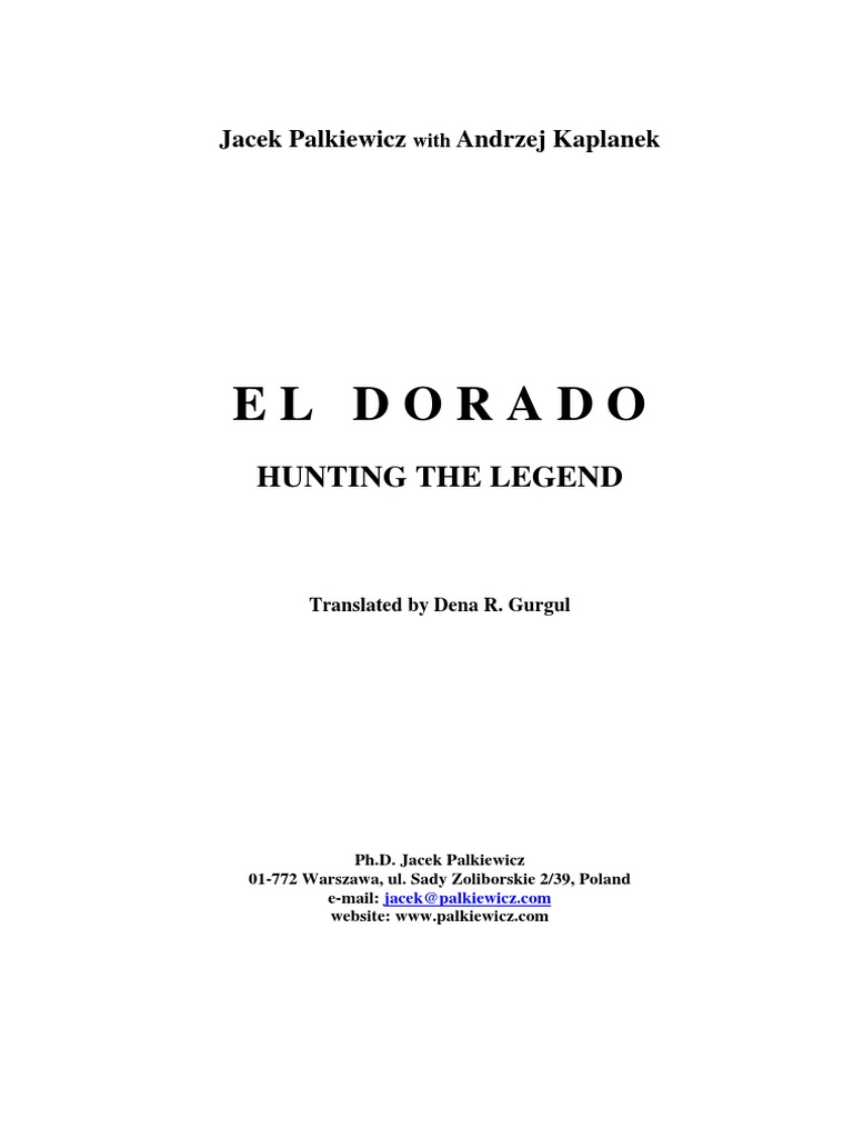 El Dorado | PDF | Nature