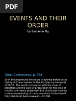 Last Day Events Chart | PDF | Second Coming | Jesus