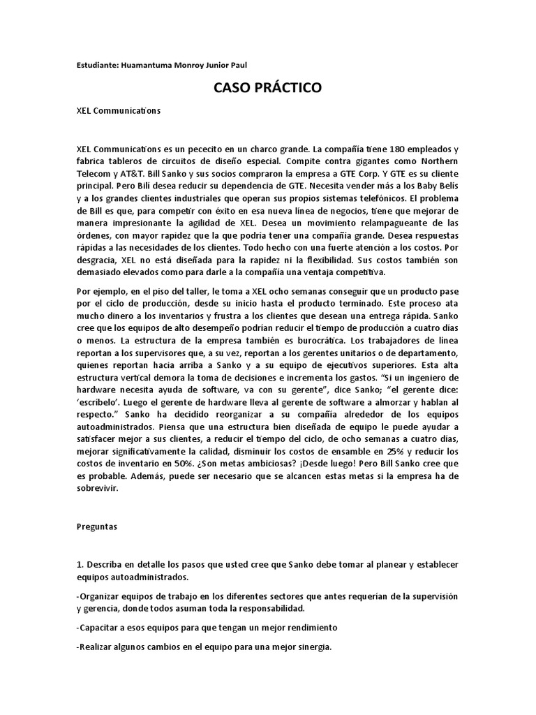 Caso Practico v1 | PDF | Software | Economias