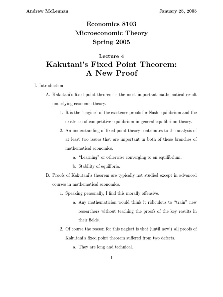 New Proof of Kakutani's Theorem | PDF | Basis (Linear Algebra ...