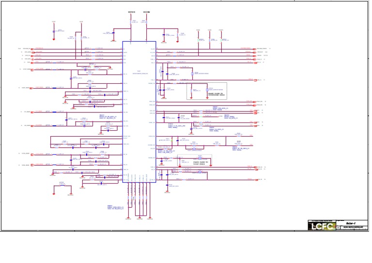 Schematic diagram showing power supply connections and protection ...