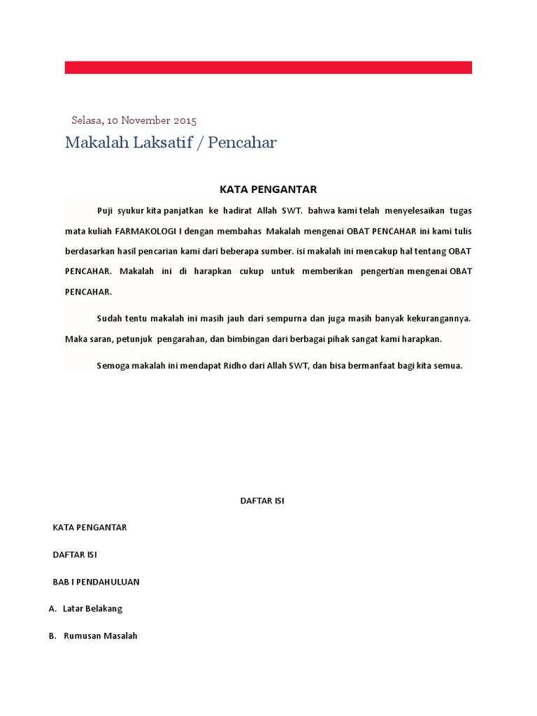 Pengertian dan Efek Laksatif | PDF | Kesehatan Holistik