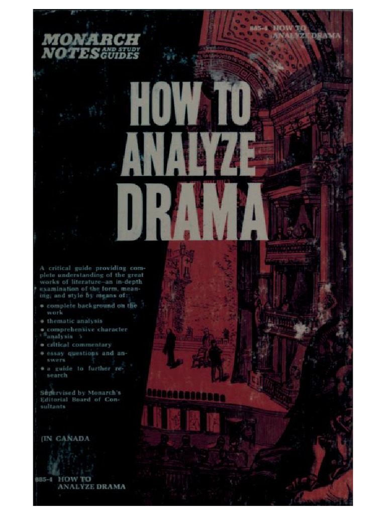 How To Analyze Drama - Christopher Russel Reaske PDF | PDF