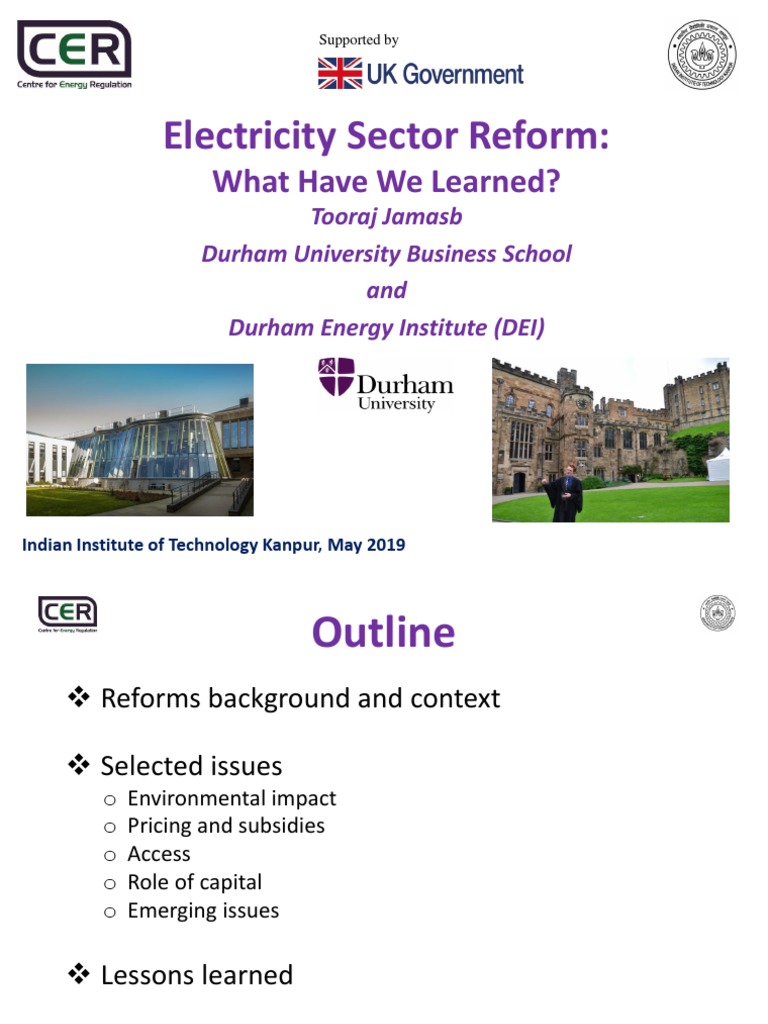 Energy Sector Reform Slides 18may 2019 1st Session | PDF | Subsidy ...