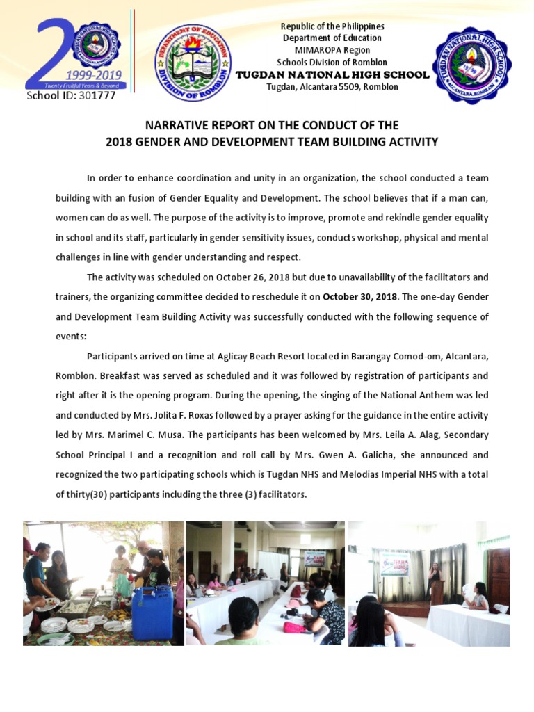 GAD 2018 Narrative Report | PDF