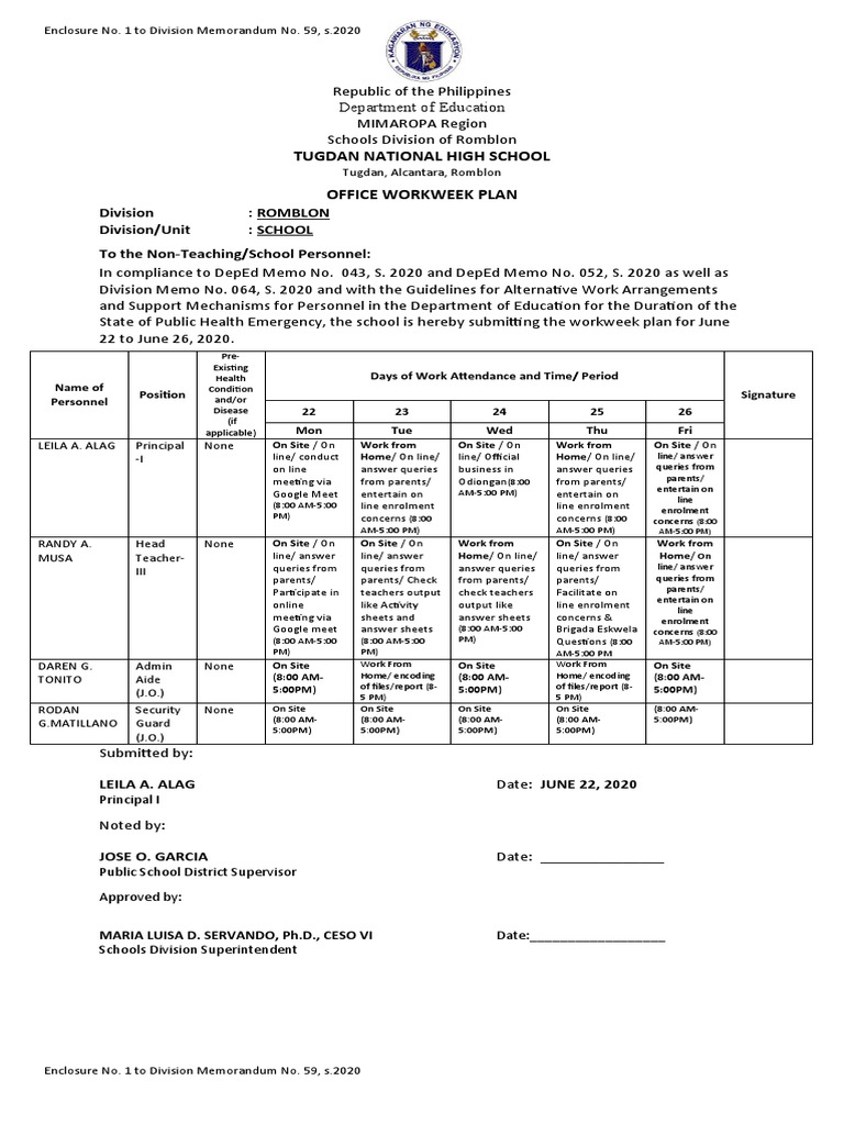 Office Work Week | PDF | Government | Business