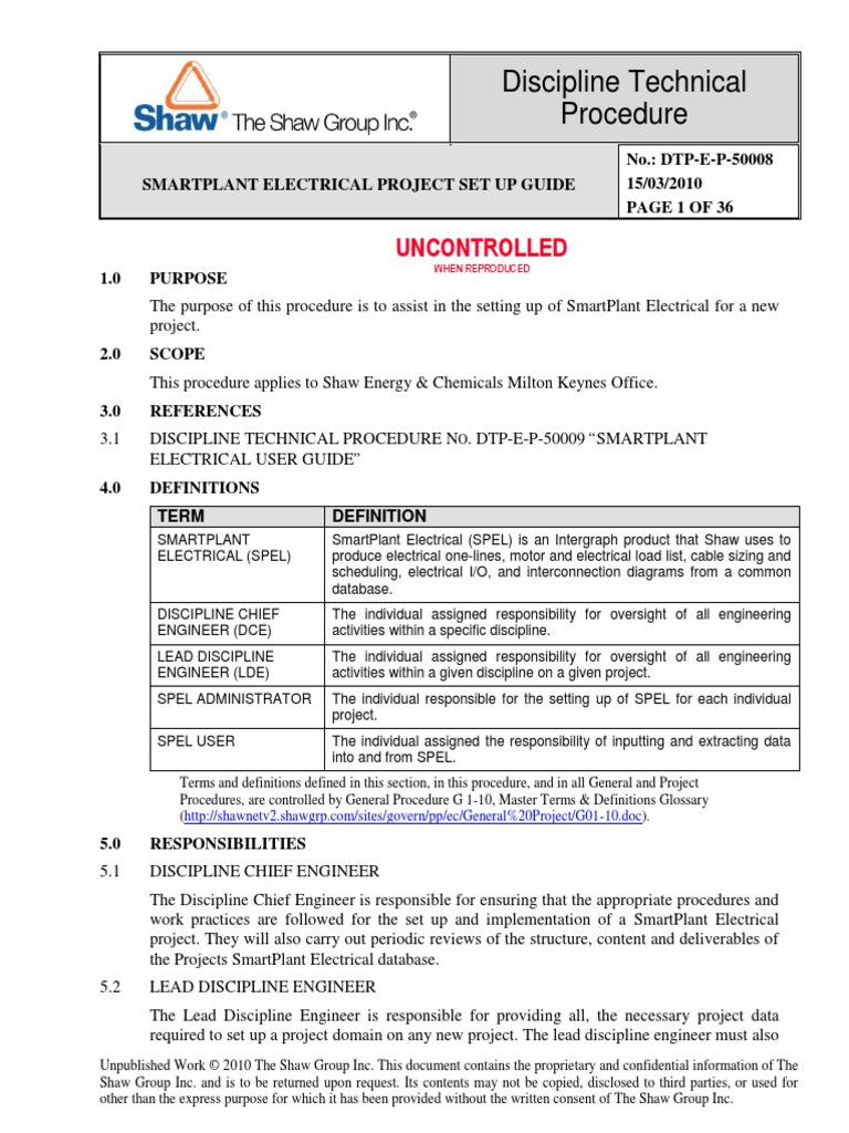 Smartplant Electrical SetUp Guide PDF | PDF | Fluid Dynamics ...