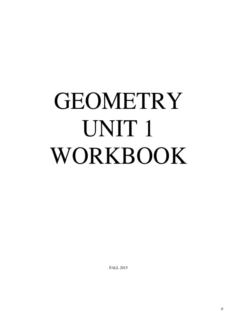 Geometry Workbook | Download Free PDF | Area | Polygon