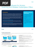 Cisco Catalyst and Cisco DNA Software Subscription Matrix For Switching | PDF | Computer Network ...