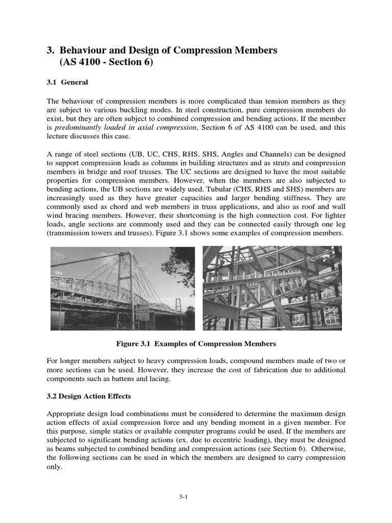 Compression Member Design in Steel Structures | PDF | Buckling | Truss