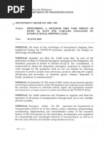 BOC Customs Memorandum Order 7-2014 | PDF | Government | Economies