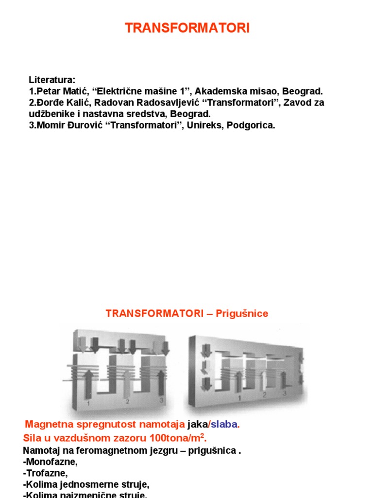 Transformatori | PDF