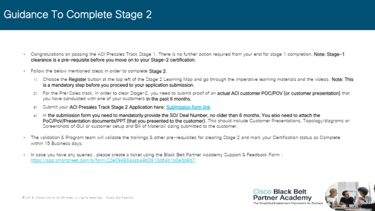 Submission Form Link: © 2019 Cisco And/or Its Affiliates. All Rights ...