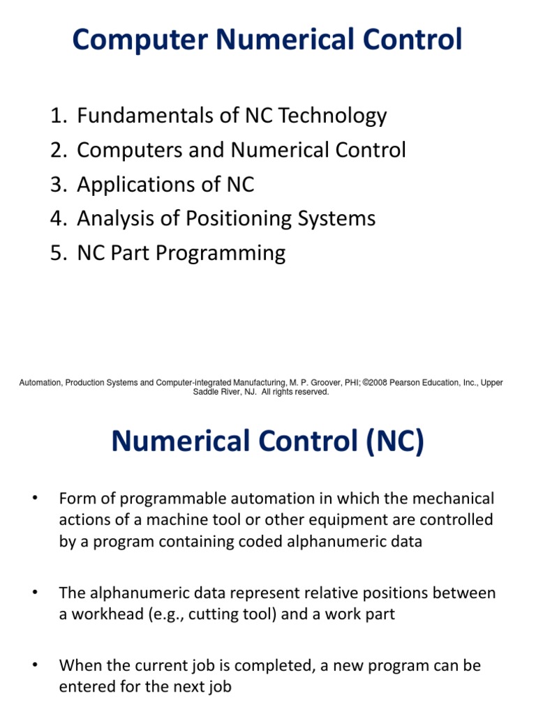 Computer Numerical Control | PDF | Numerical Control | Computer Programming