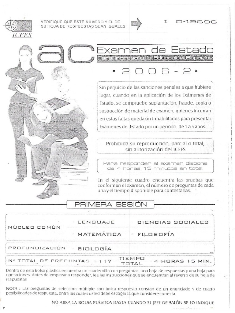 Icfes 2006 2 | PDF