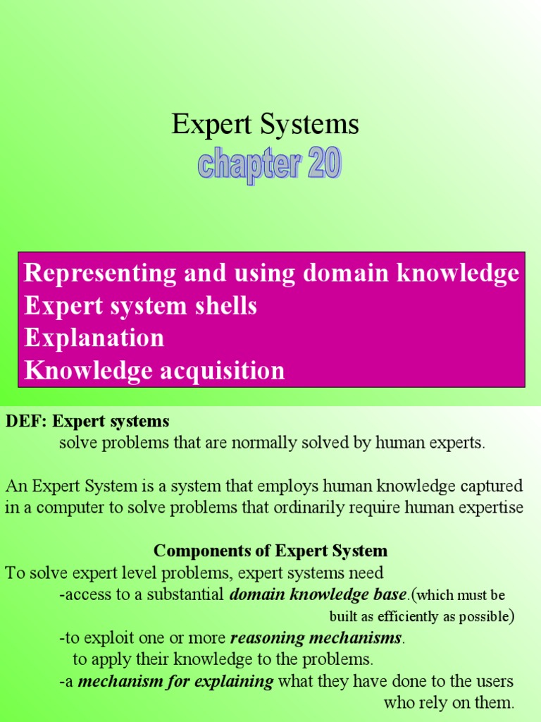 Knowledge Acquisition in Expert Systems | PDF | Expert | System