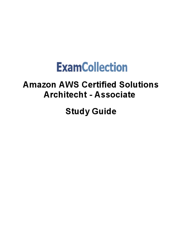 Amazon AWS Certified Solutions Architect Associate PDF | PDF | Cloud ...