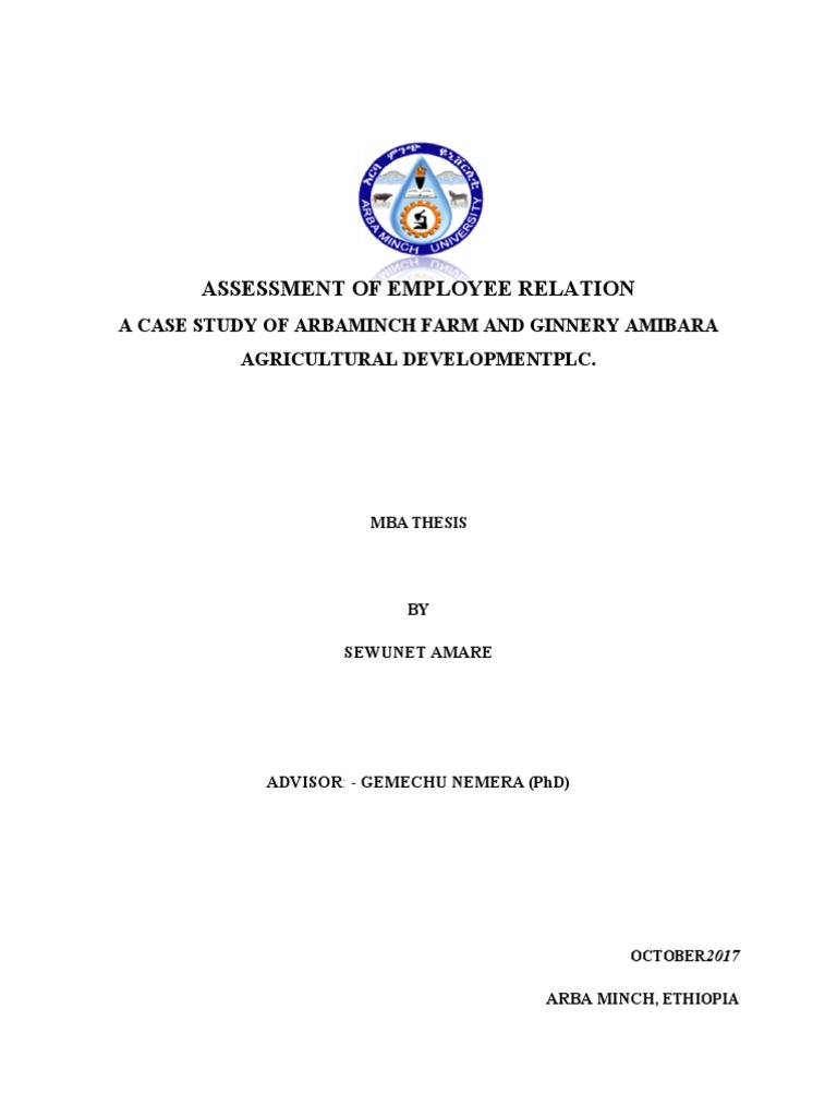 Employee Relations Case Study | PDF | Industrial Relations | Employment