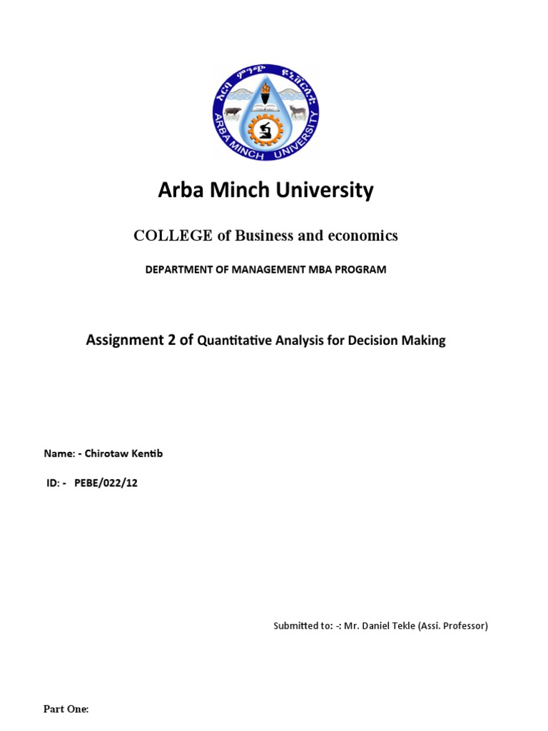 2nd Assignment | PDF | Linear Programming | Mathematical Optimization