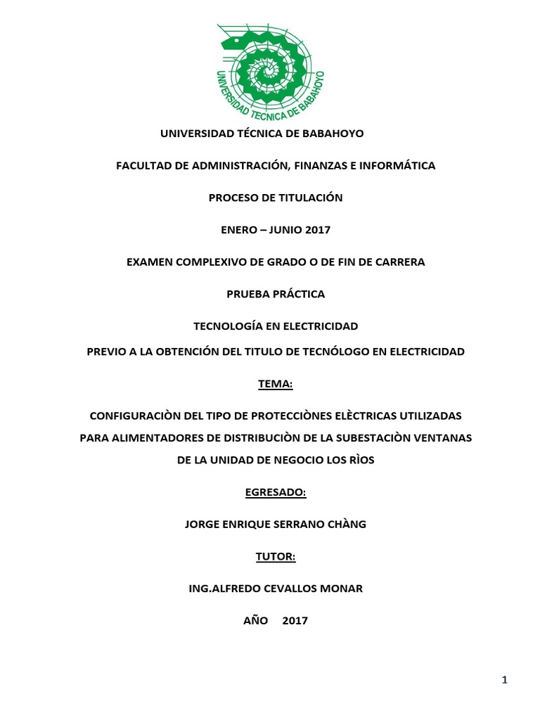 E Utb Fafi Electricidad 000003 | PDF | Relé | Transformador