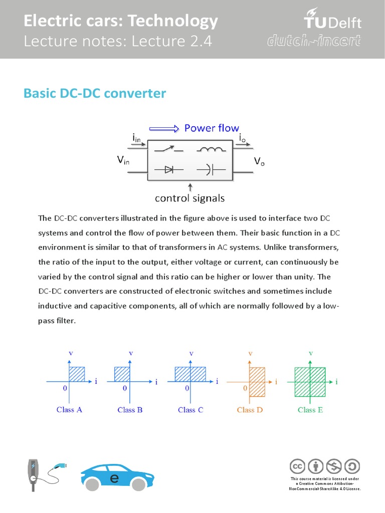 Basics of DC-DC Converters in EVs | PDF | Amplifier | Electricity