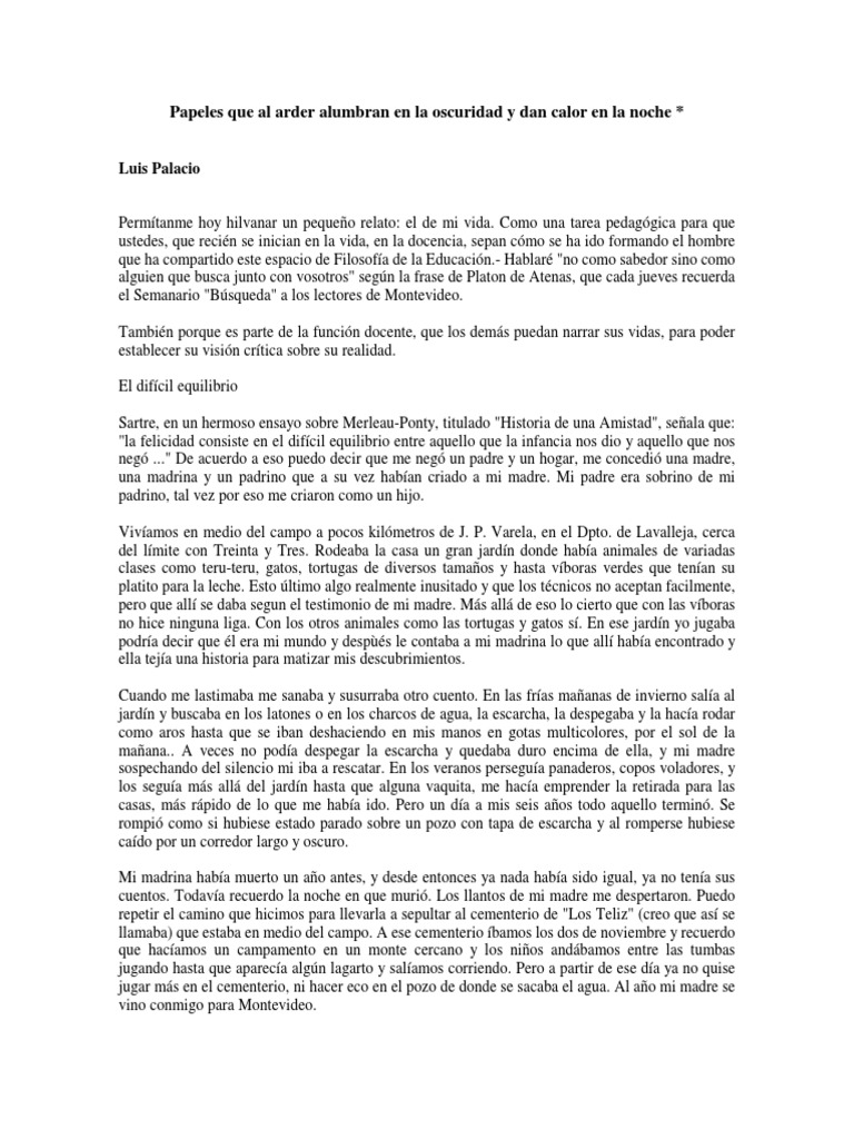 Palacio, Luis - Papeles Que Al Arder Alumbran | PDF | Edades medias ...