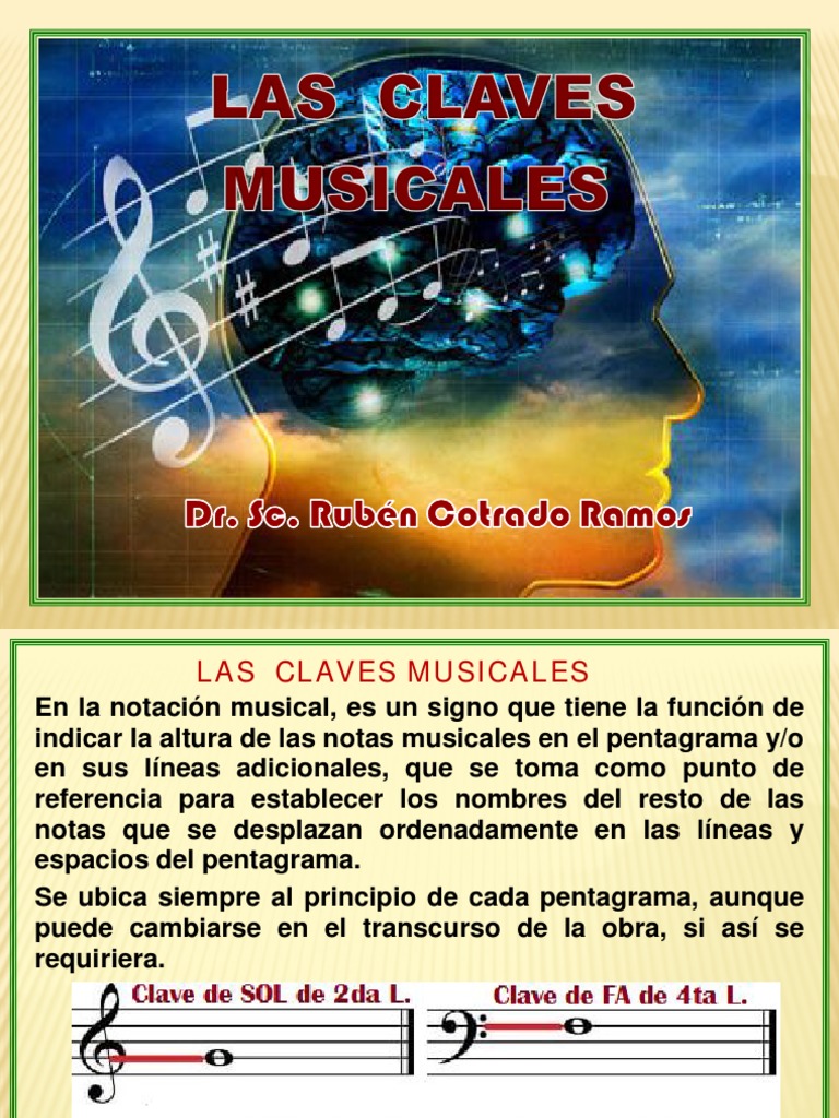Tipos y Evolución de Claves Musicales | PDF | Clave | Notación