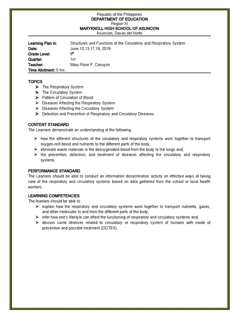Understanding the Structures and Functions of the Respiratory and ...