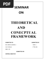 Theoretical Framework vs. Conceptual Framework | PDF