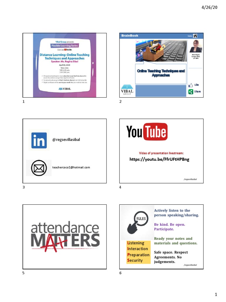 Effective Online Teaching Strategies | PDF | Educational Technology ...