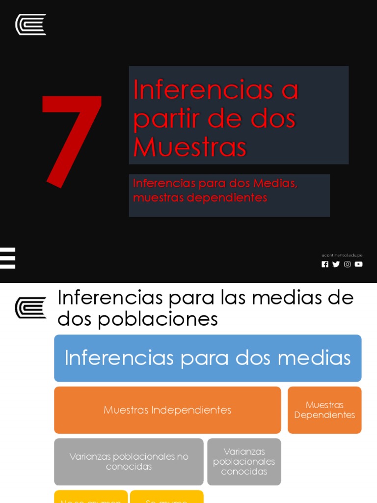 Inferencias Estadísticas para Muestras | PDF | Estadística ...