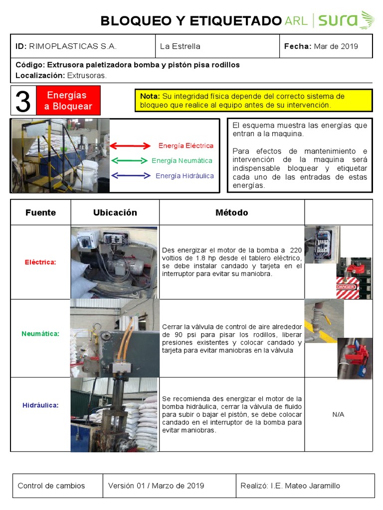 Extrusora Paletizadora Bomba y Piston Pisa Rodillos | PDF | Bomba ...