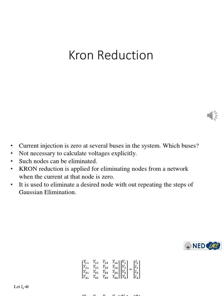 Kron Reduction PDF | PDF | Numerical Analysis | Theoretical Computer ...