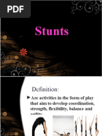Gymnastics: - Individual Stunts - Dual Stunts - Group Stunts | PDF ...