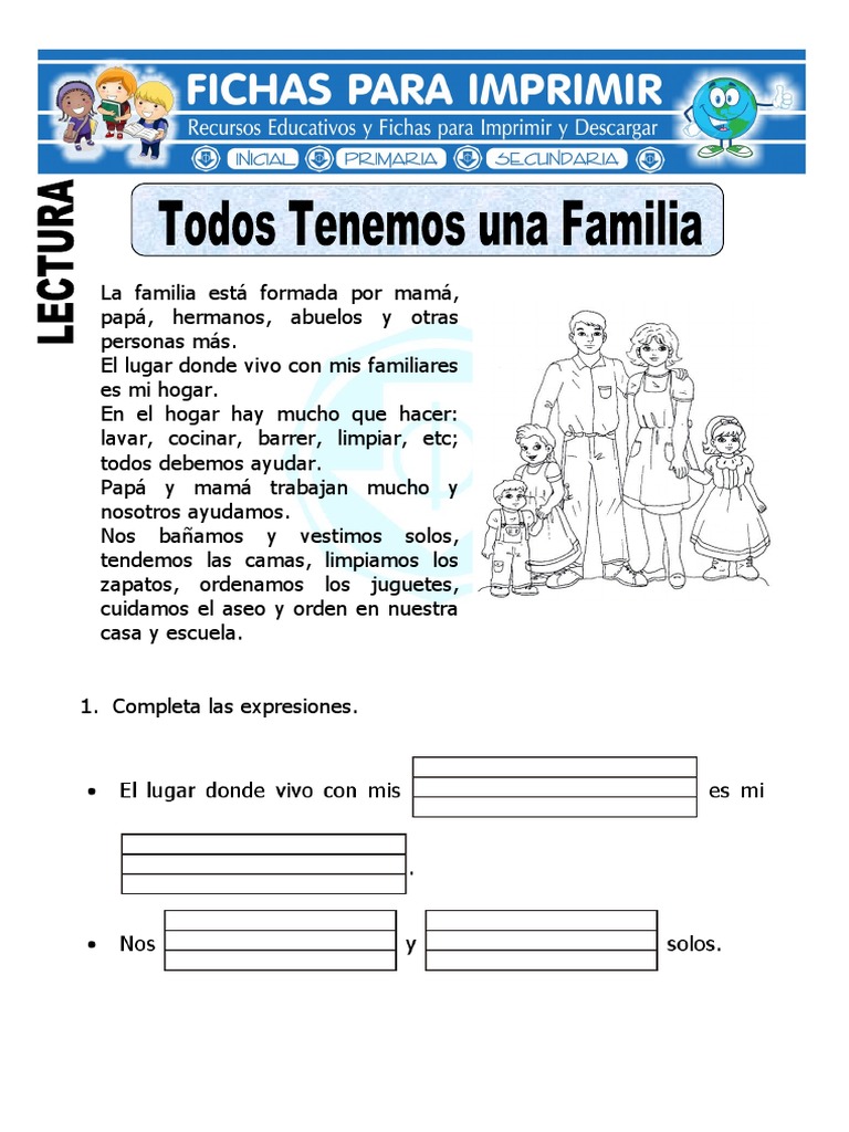 Familia y tareas del hogar | PDF