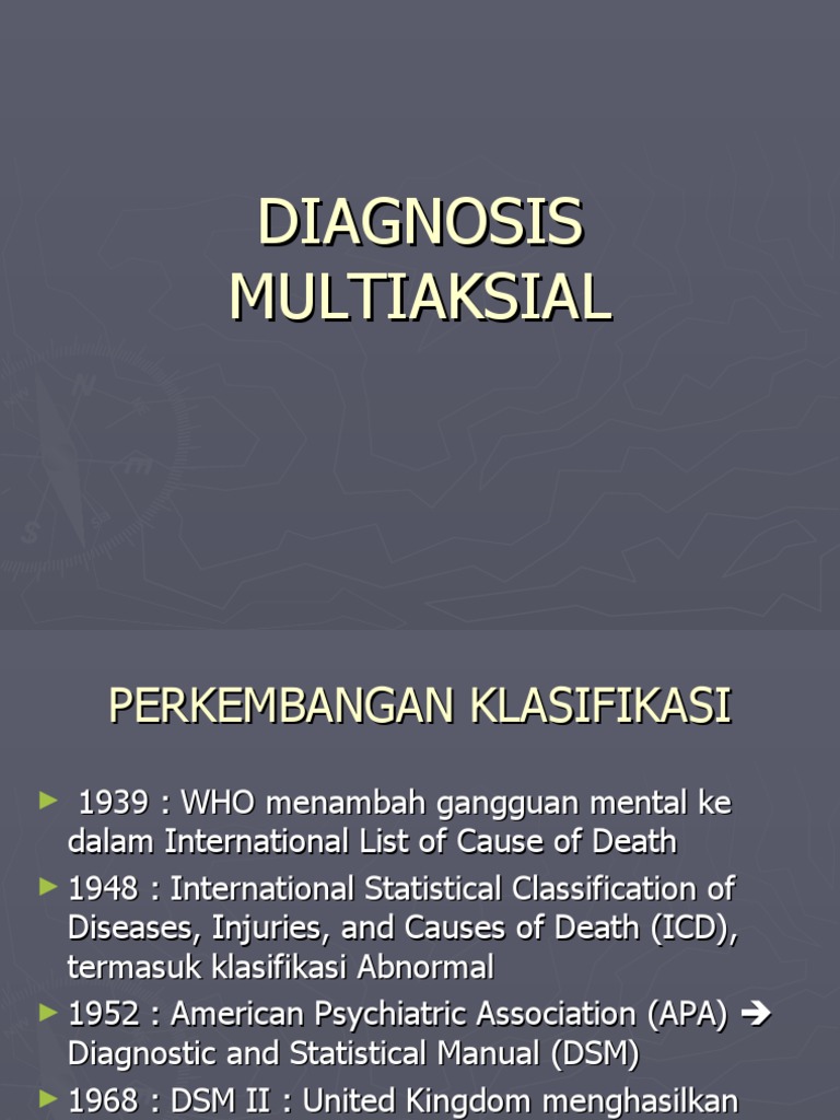 Diagnosis Multiaksial | PDF