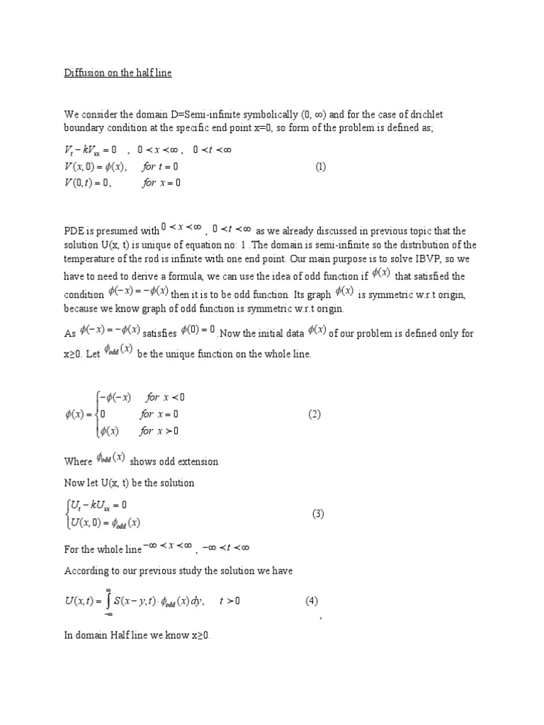 PDE Project One | PDF | Boundary Value Problem | Function (Mathematics)