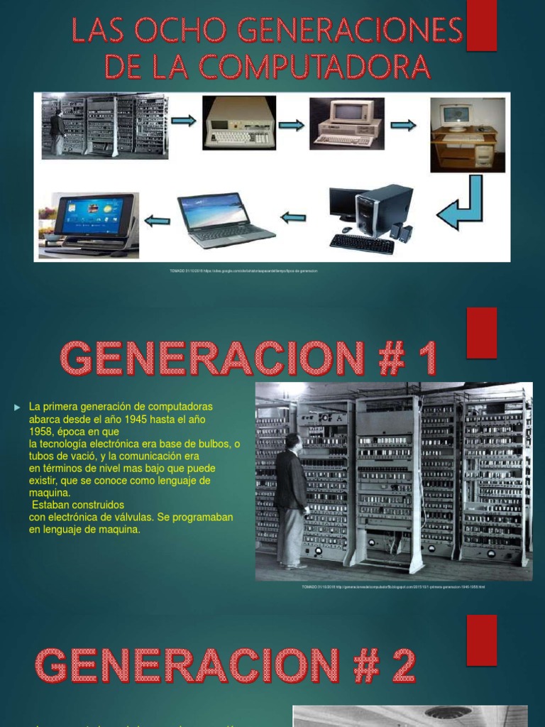Generaciones de Computadoras | PDF | Circuito integrado | Hardware de ...