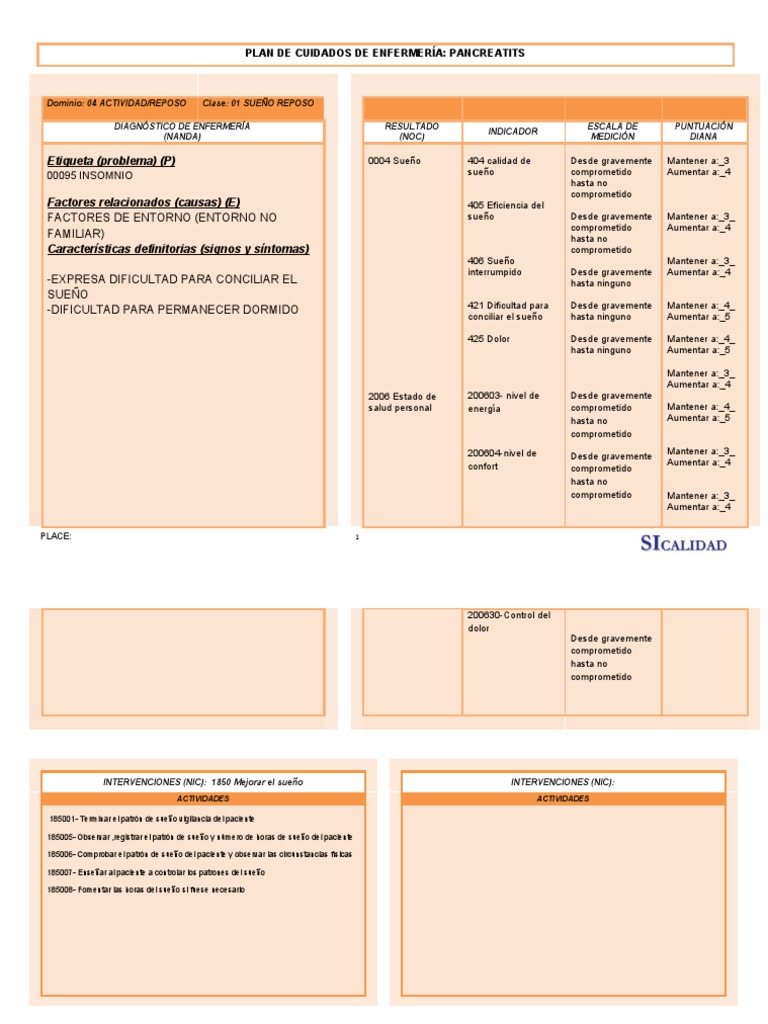 Nanda, Nic y Noc 3 | PDF | Enfermedades y trastornos humanos | Cuidado ...