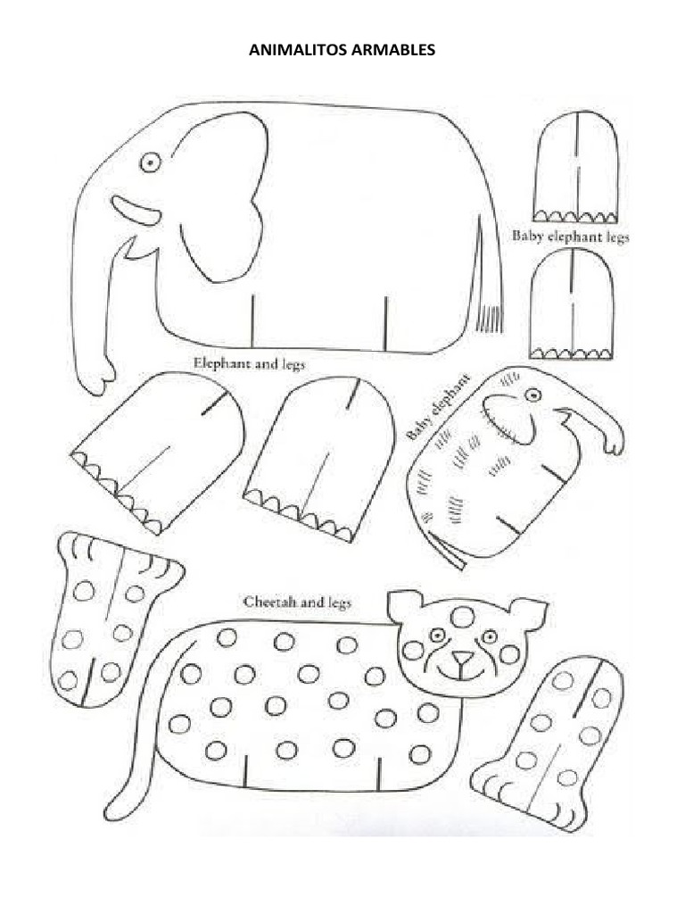 Animalitos Armables | PDF