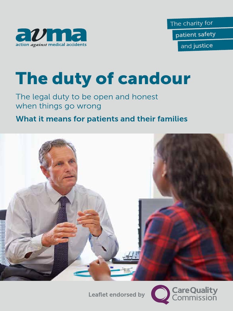 The Duty of Candour: The Legal Duty To Be Open and Honest When Things ...