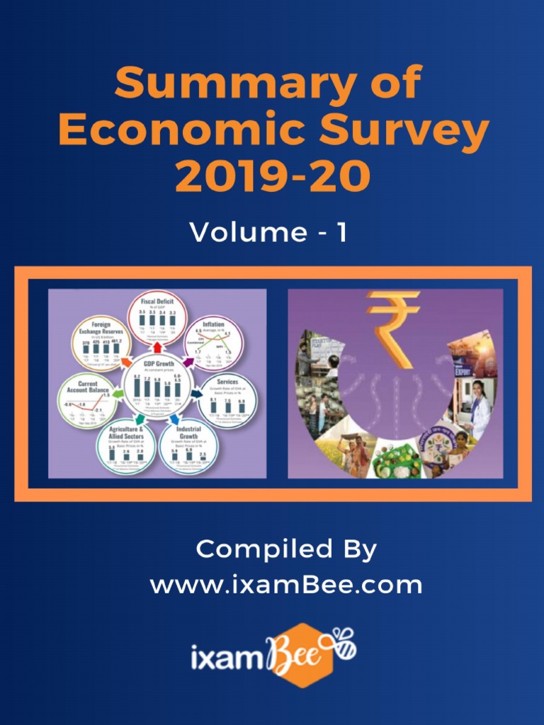 Summary of Economic Survey 2019-20 Vol 1 - Focus on Wealth Creation ...