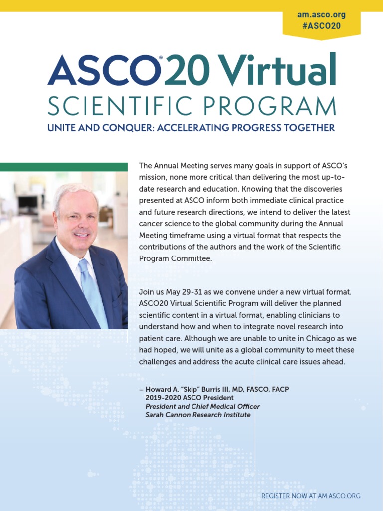 Howard A. "Skip" Burris III, MD, FASCO, FACP 2019-2020 ASCO President ...