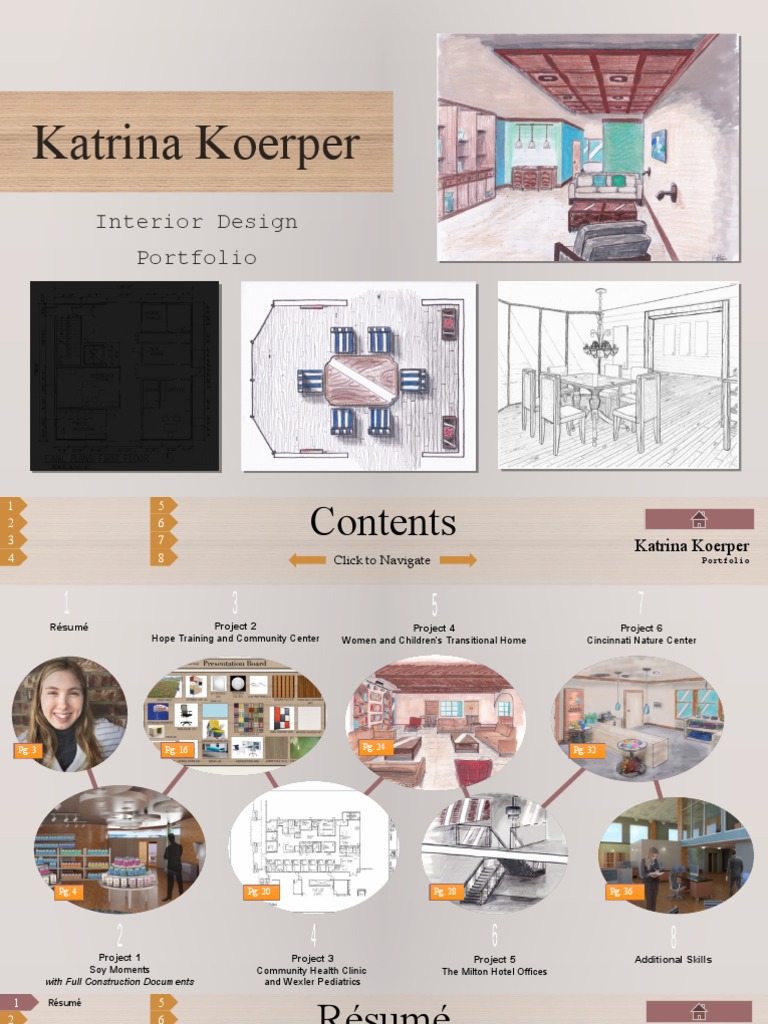 Interior Design Portfolio | PDF | Leadership In Energy And ...