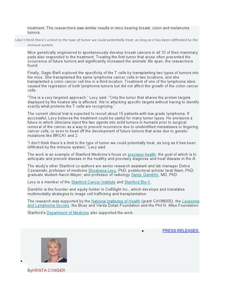 Bnhy | PDF | Lymphoma | Cancer