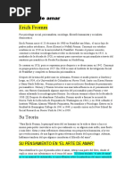 El Arte de Amar: Erich Fromm PDF | PDF | Erich Fromm | Amor