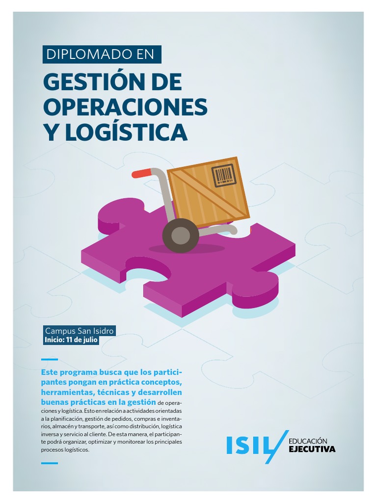 D Gestion de Operaciones y Logistica | PDF | Logística | Procesos de ...