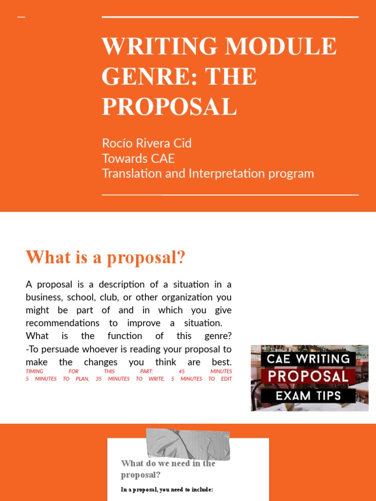 Cae Writing Proposal | Download Free PDF | Semiotics | Communication