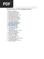 The Morning Sun Is Shining-Olive-Schreiner | PDF | Poetry | Grief