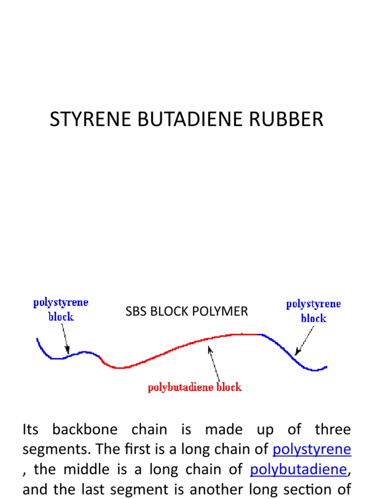 Styrene Butadiene Rubber Overview | PDF | Polymerization | Natural Rubber